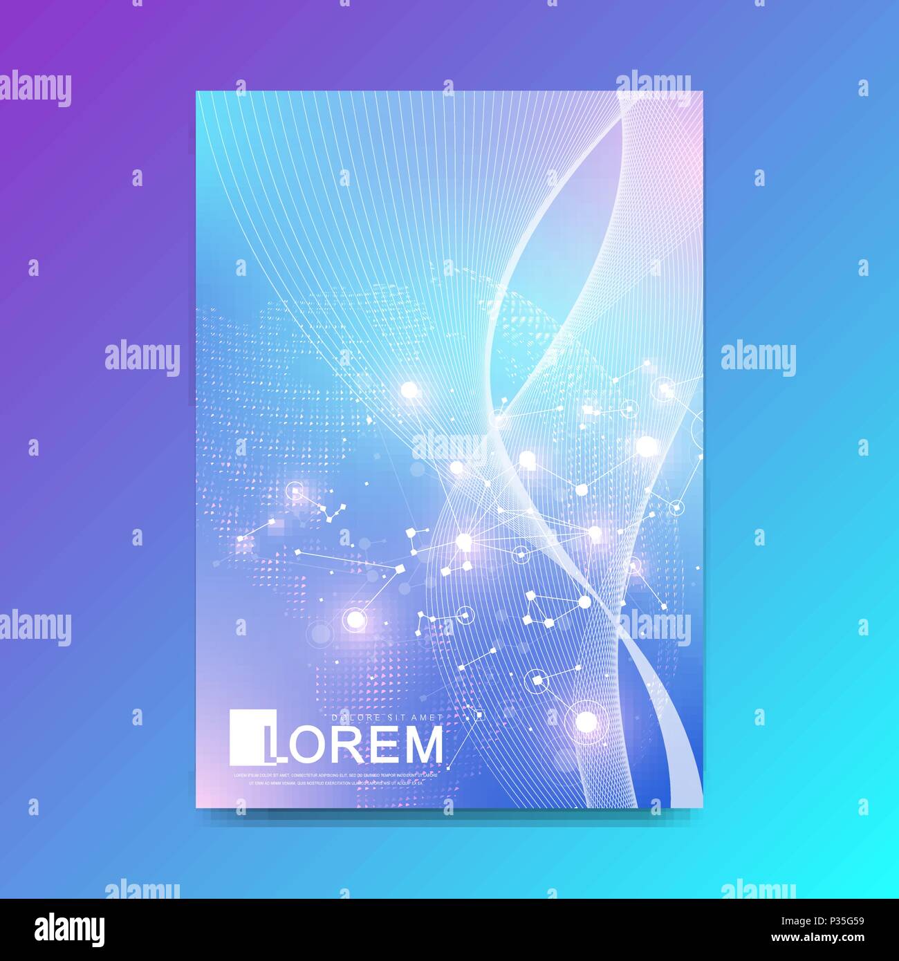Modern vector template for brochure Leaflet flyer advert banner cover ...