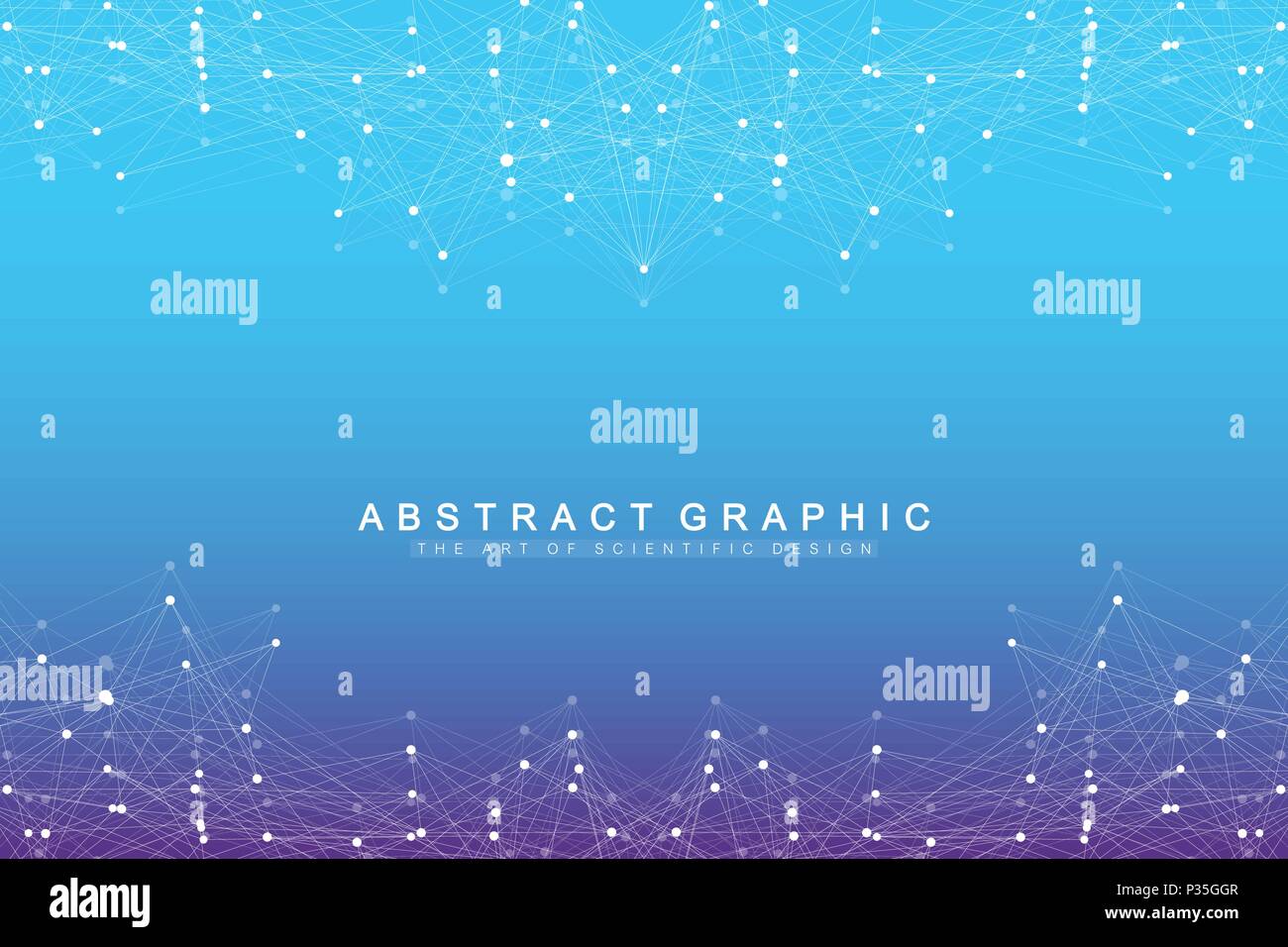 Big data visualization. Graphic abstract background communication ...