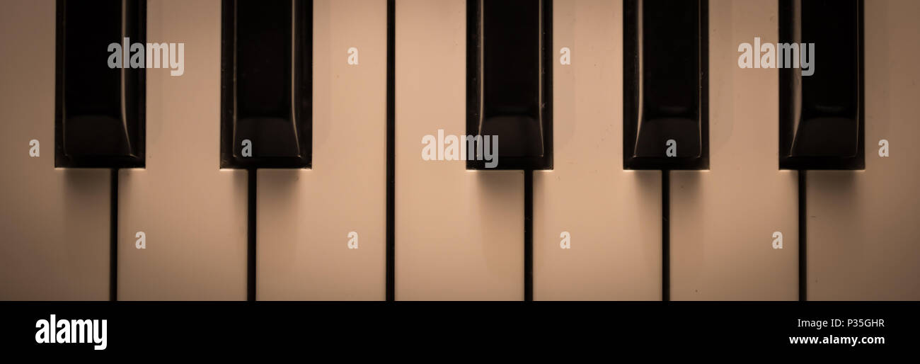 piano keys close-up, musical instrument, beautiful background Stock ...