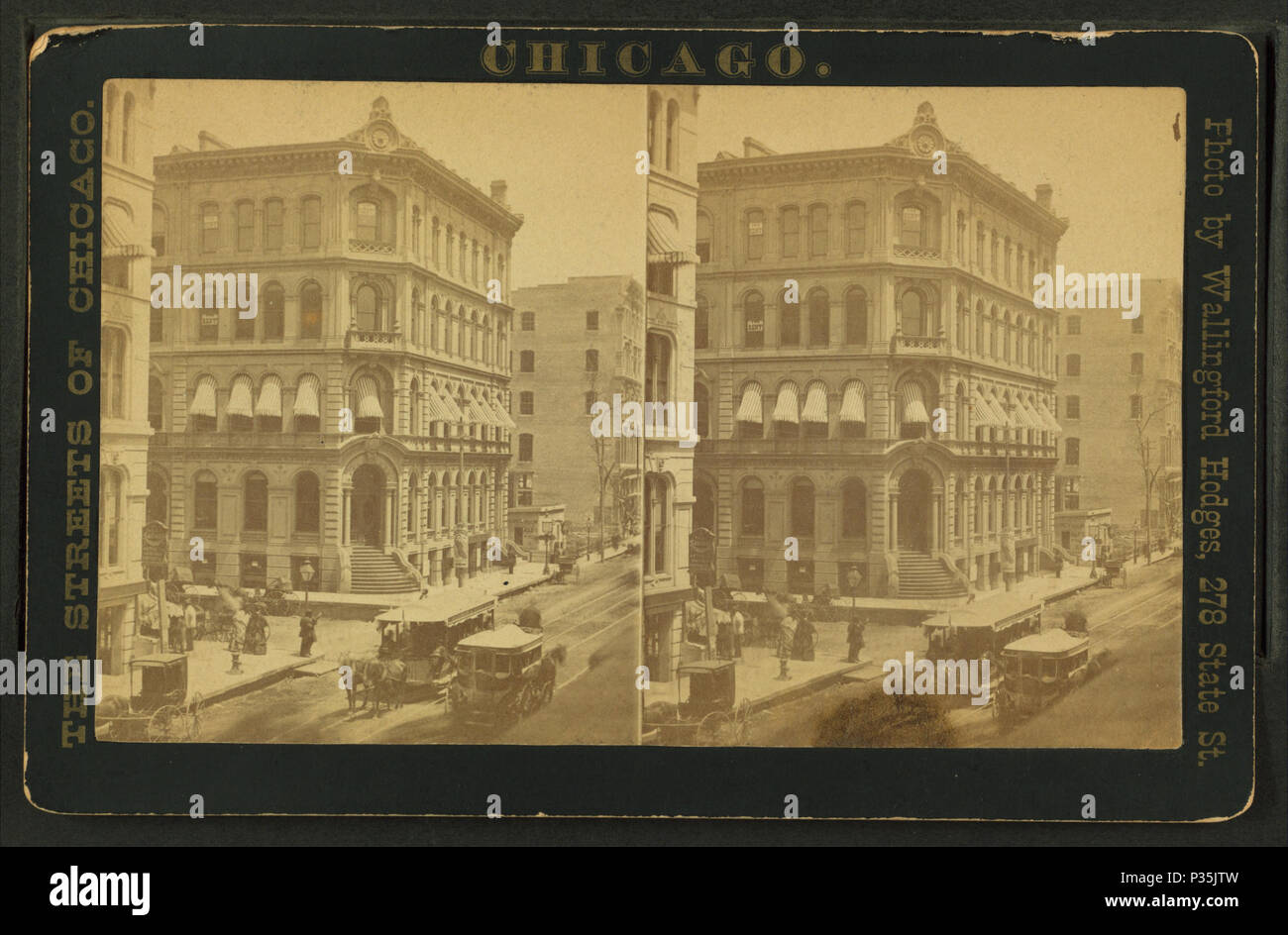 63 Chicago traffic, by Wallingford Hodges Stock Photo - Alamy