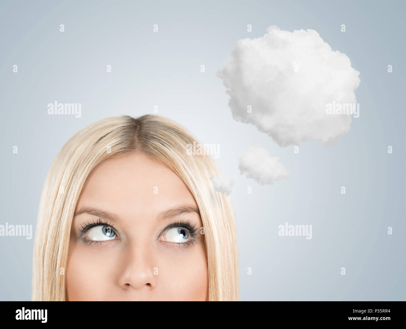 Thought bubble confused hi-res stock photography and images - Alamy