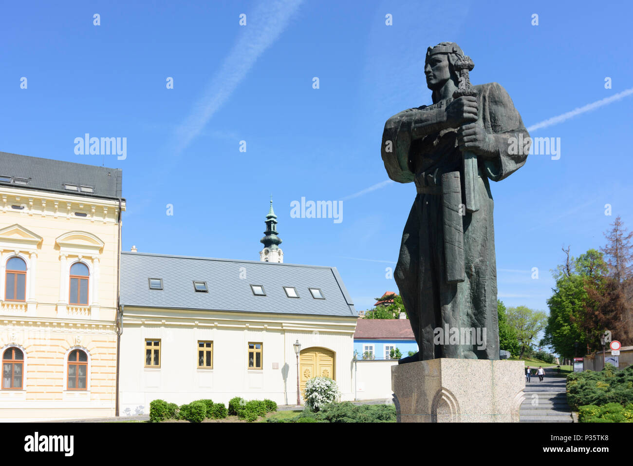 Nitra (Neutra): Knieza Pribina (statue of Prince Pribina) in Slovakia ...