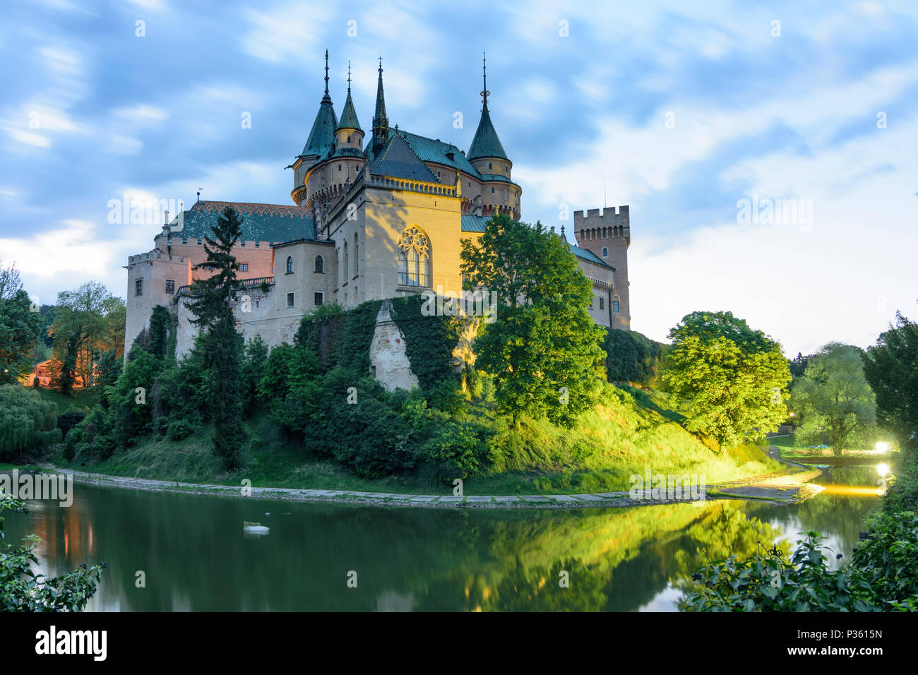Bojnice (Weinitz): Bojnice Castle in Slovakia Stock Photo - Alamy