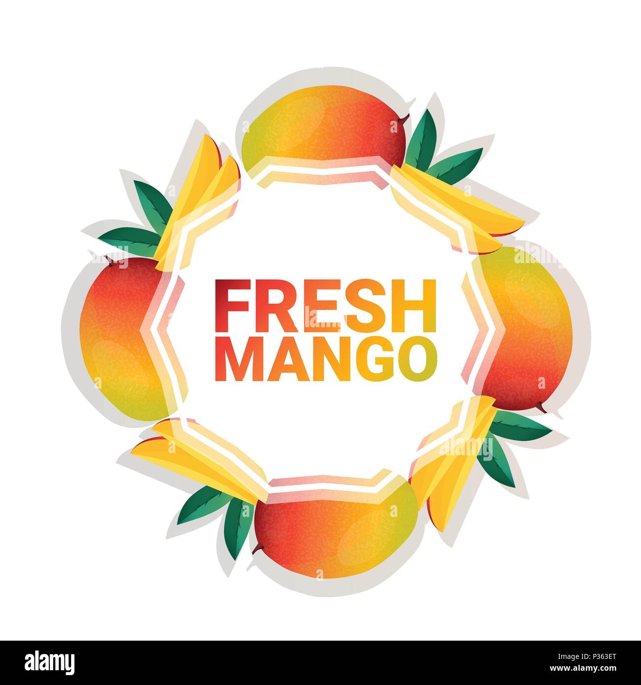 Background mango pattern Stock Vector Images - Alamy
