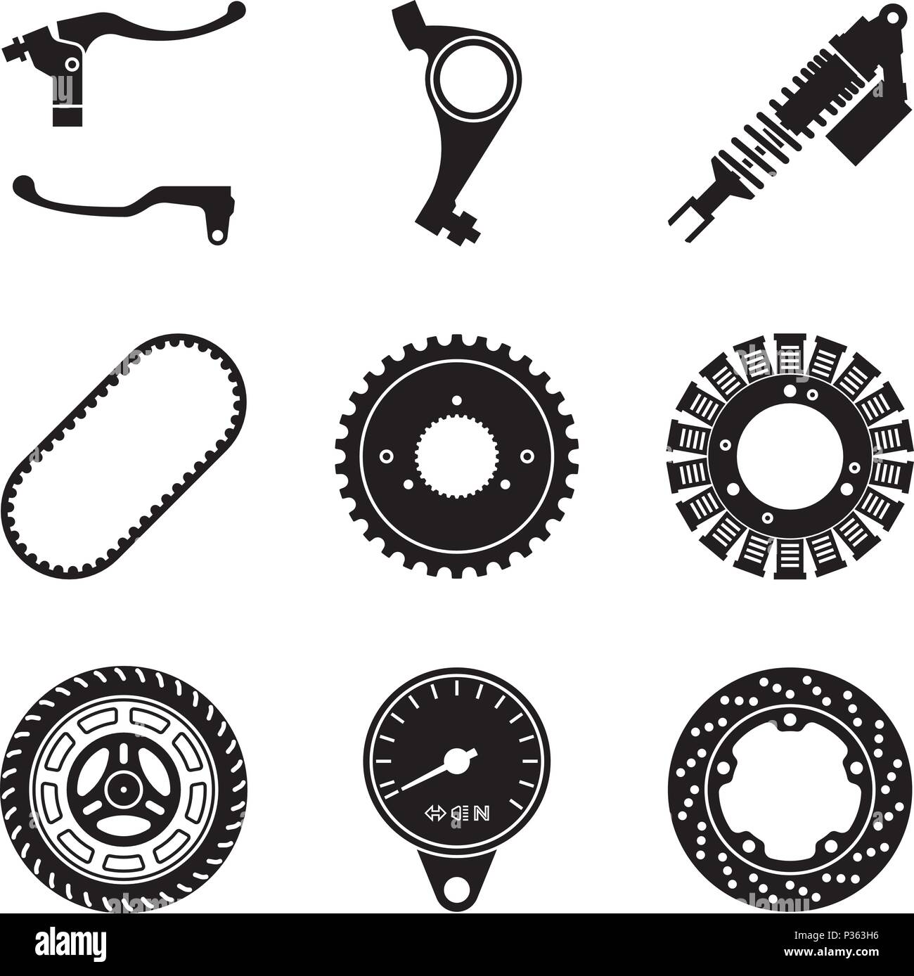 Motorcycle vectors hi-res stock photography and images - Alamy