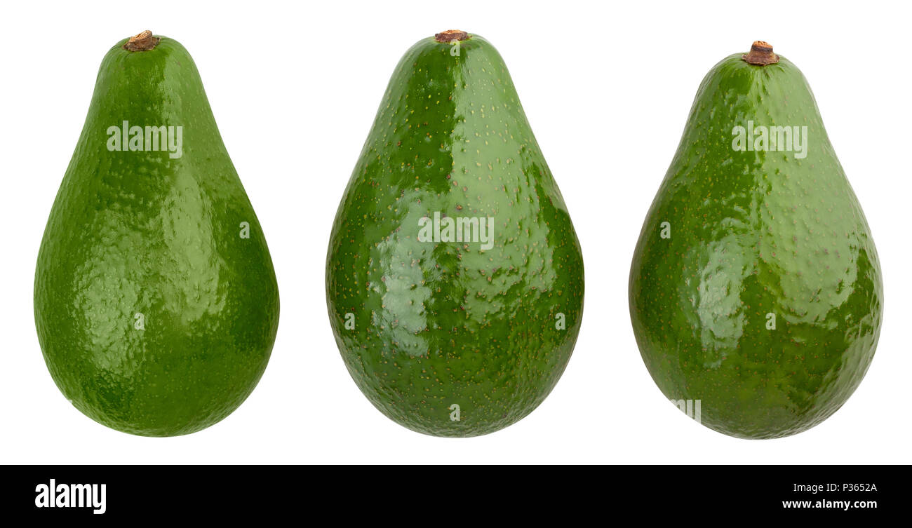 Three avocado Cut Out Stock Images & Pictures - Alamy