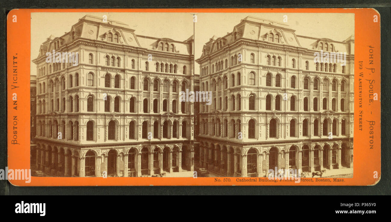 56 Cathedral building, Franklin Street. Boston, Mass, by Soule, John P ...