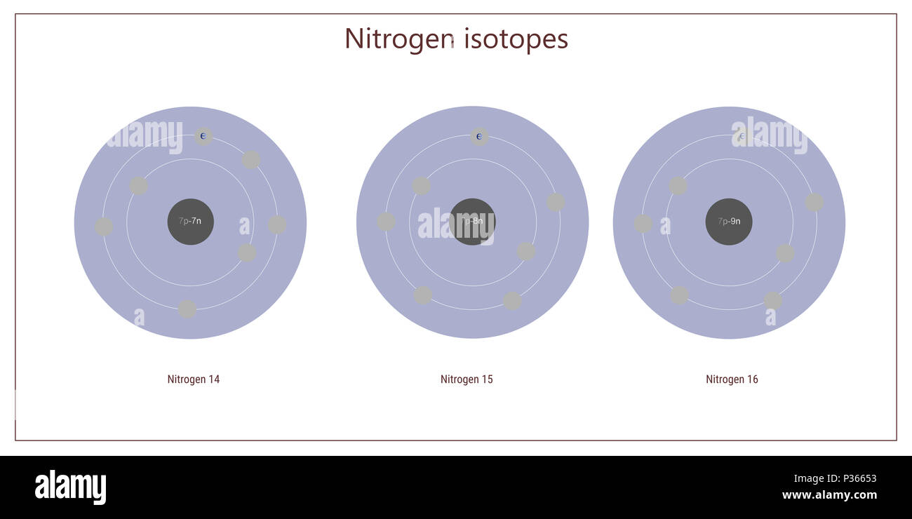 nitrogen isotopes atomic structure - elementary particles physics ...