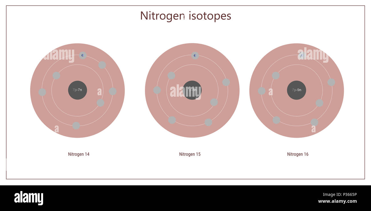 nitrogen isotopes atomic structure - elementary particles physics ...