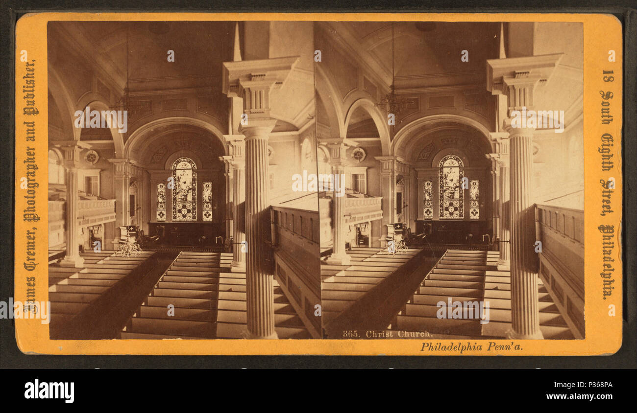 64 Christ Church, Philadelphia. Founded A.D. 1695, rebuilt A.D. 1727 ...