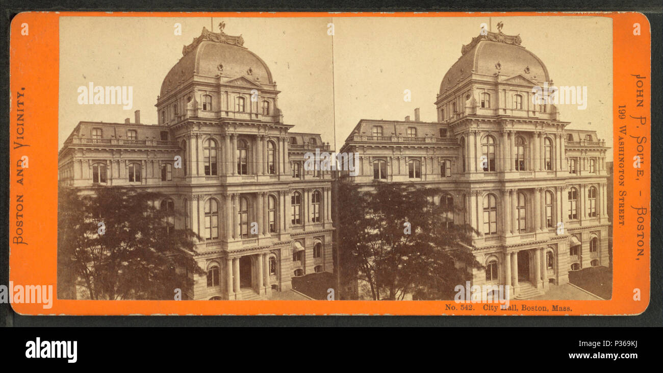 Boston building 1860s hi-res stock photography and images - Alamy