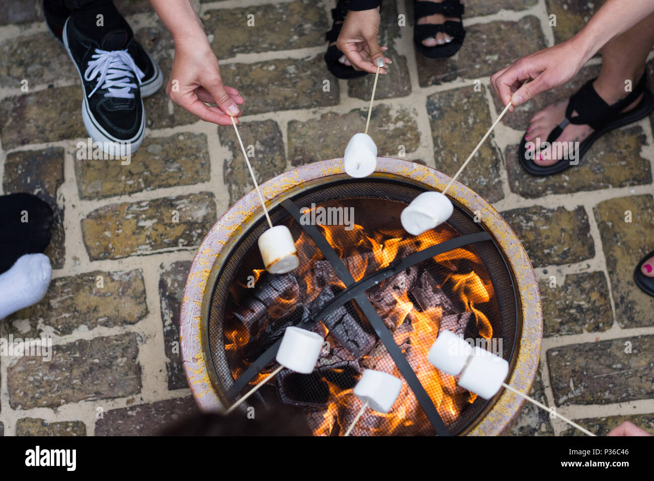 Toasting marshmallows hi-res stock photography and images - Alamy