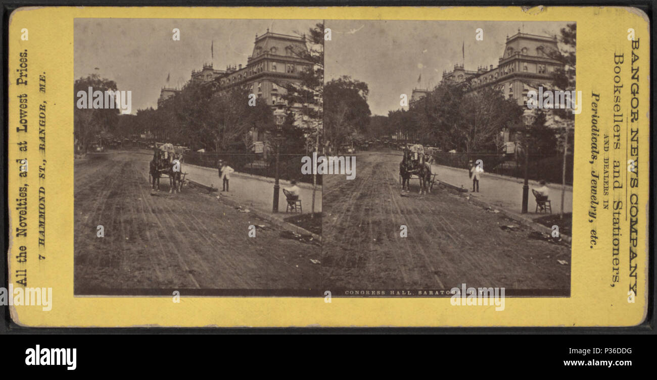 . Congress Hall, Saratoga, N.Y. Created: ca. 1875. Coverage: [1860 ...