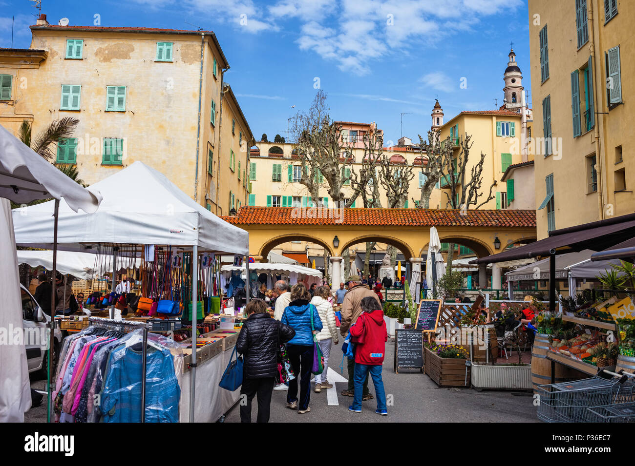 Menton market hi-res stock photography and images - Alamy