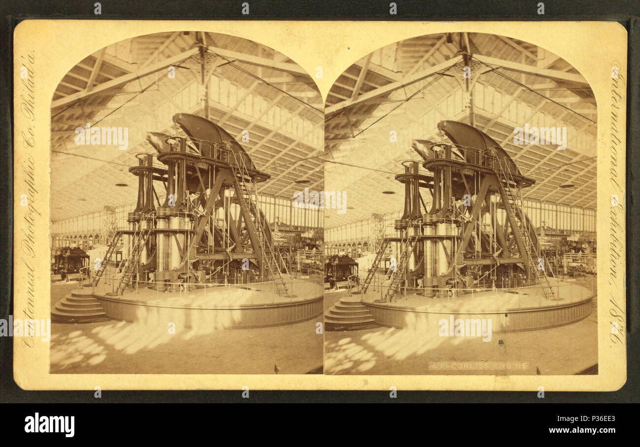 76 Corliss engine, by Centennial Photographic Co. 25 Stock Photo - Alamy