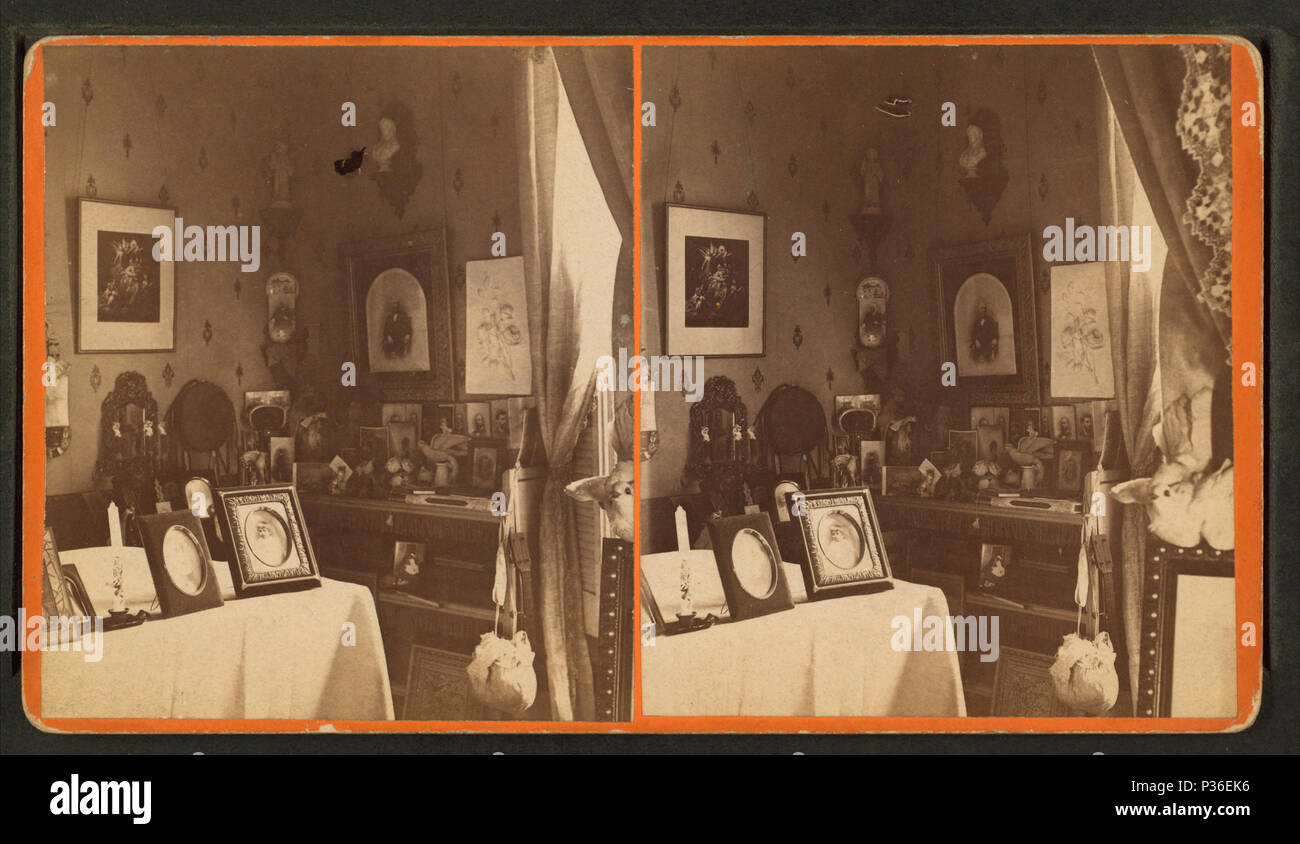 76 Corner of room in Charles Emory's house. Decatur, Ill, from Robert N ...