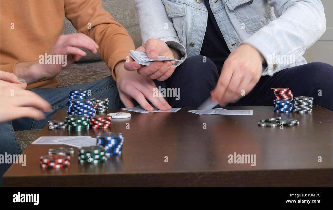 Students playing cards hi-res stock photography and images - Alamy