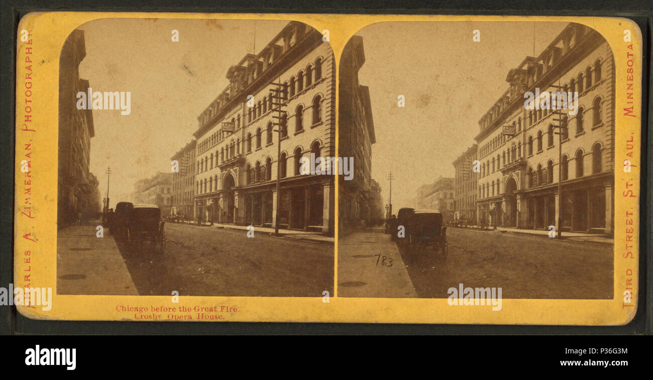 80 Crosby Opera House. (Before 1871), by Zimmerman, Charles A., 1844 ...