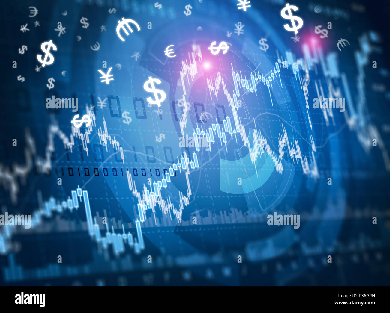 Candle chart hi-res stock photography and images - Alamy