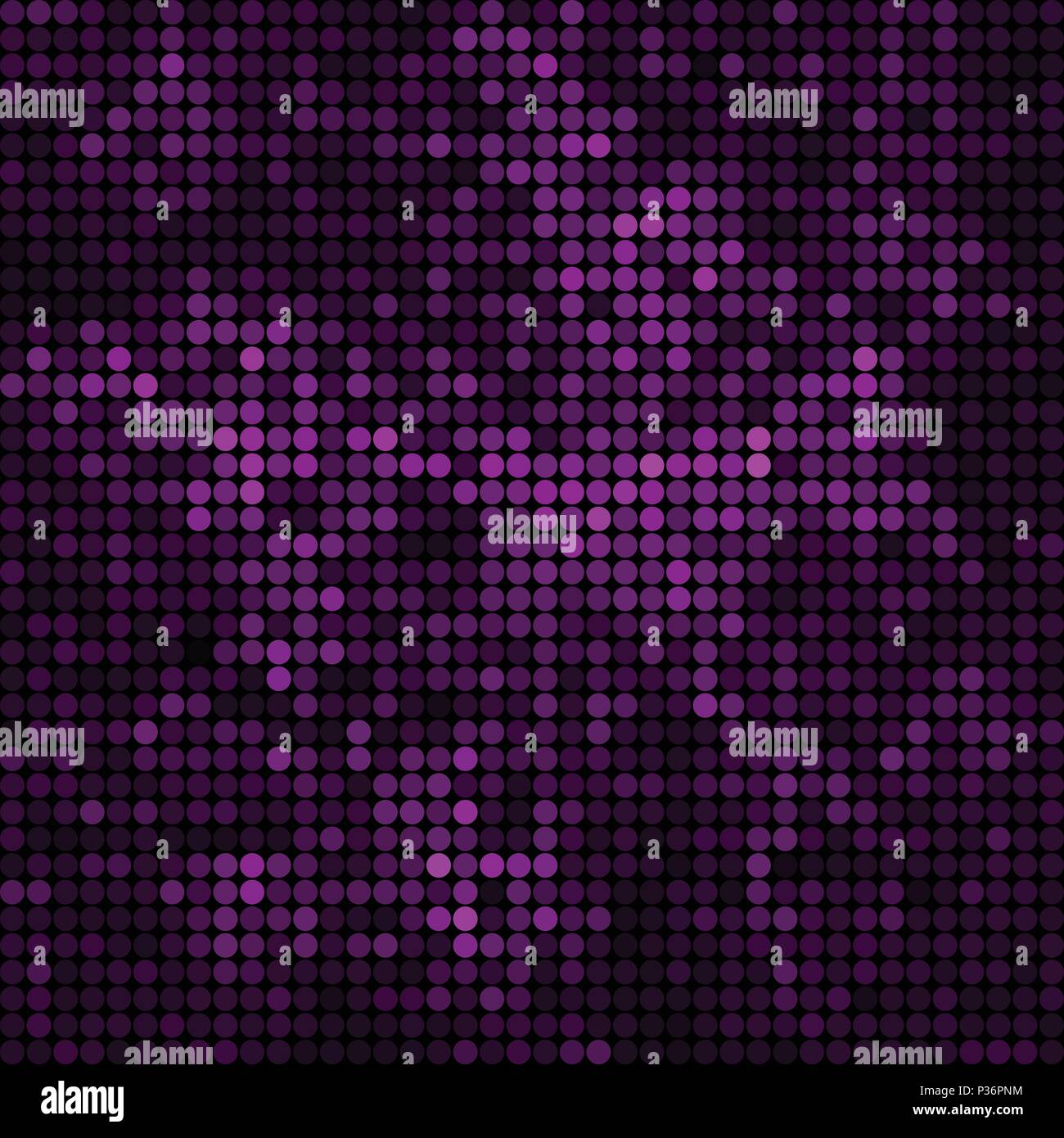 abstract vector colored round dots background - purple and violet Stock ...