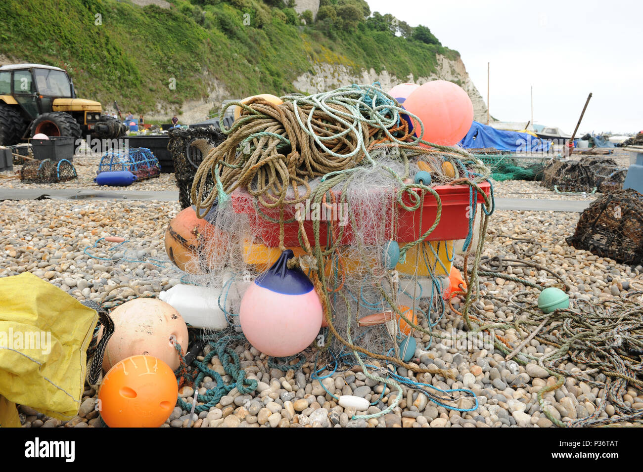 Beer Beach in Devon, England Stock Photo - Alamy