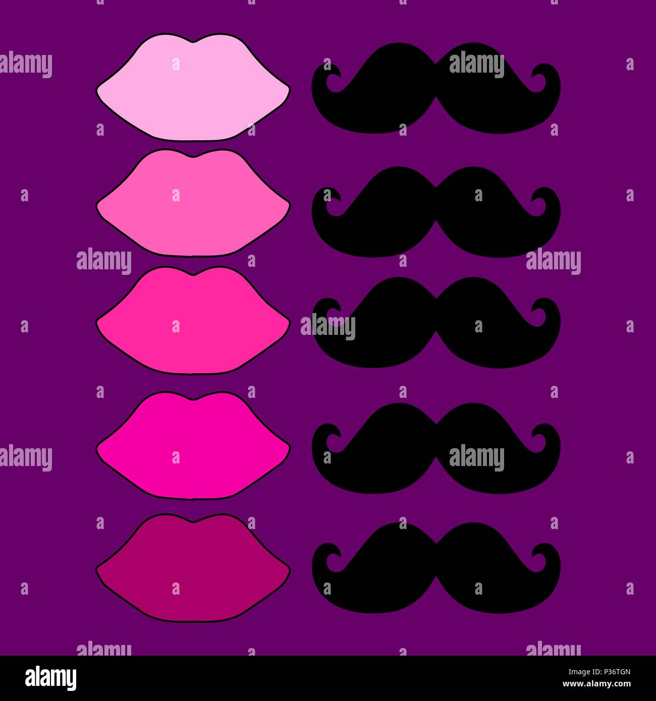 One male and one female Stock Vector Images - Alamy