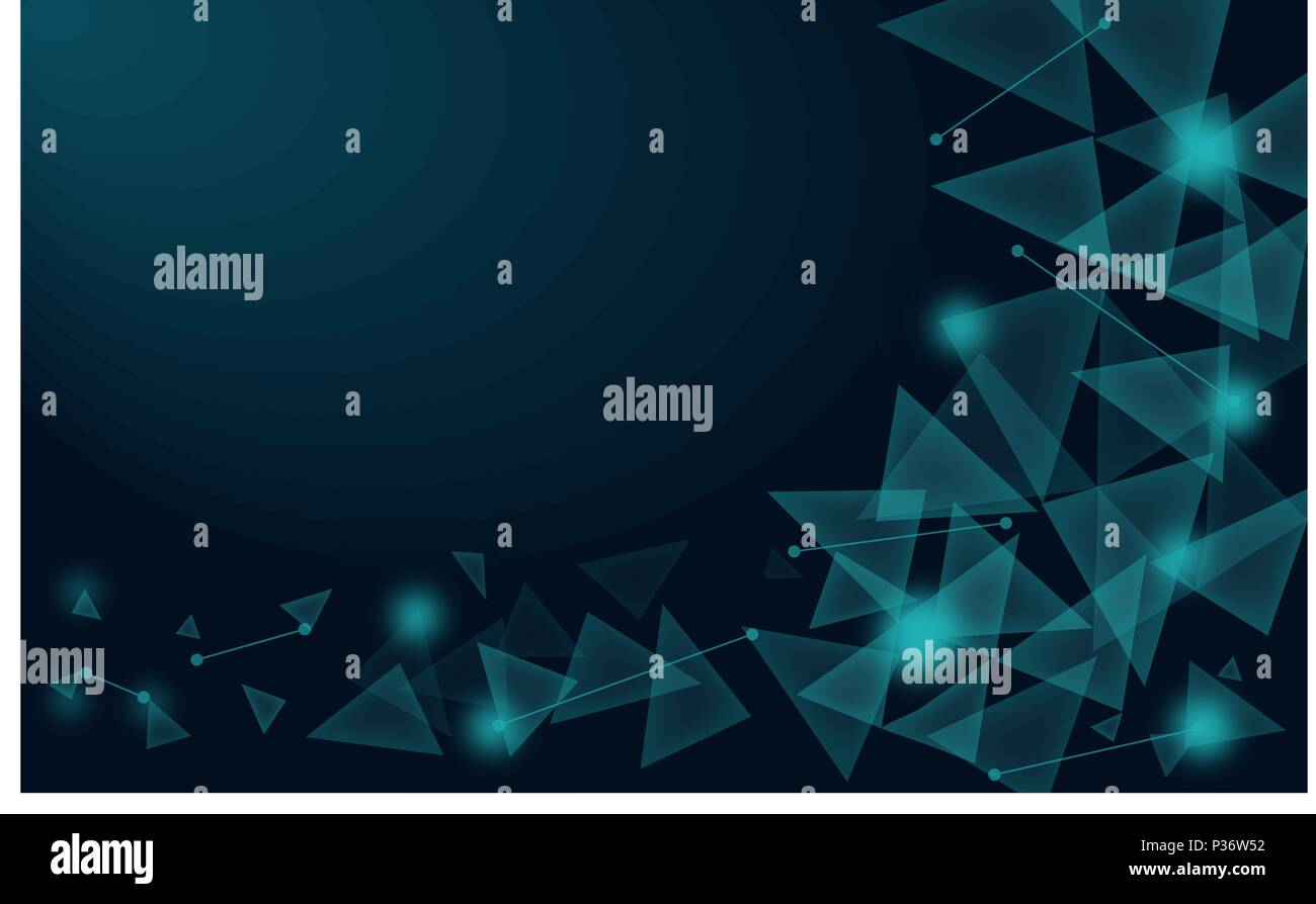 Blue Technology background. Vector illustration Stock Vector Image ...