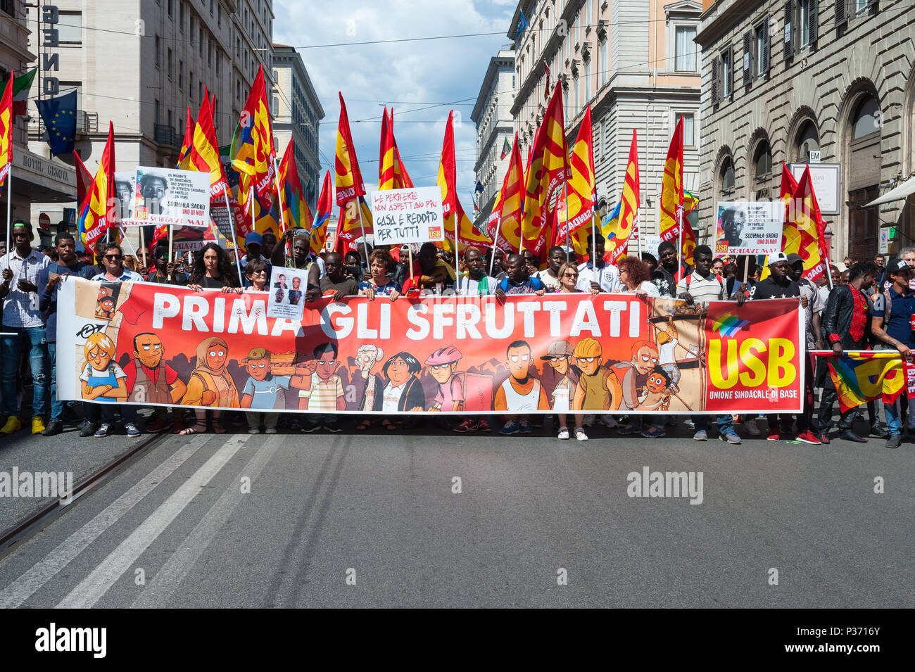 Demonstation Rome High Resolution Stock Photography and Images - Alamy