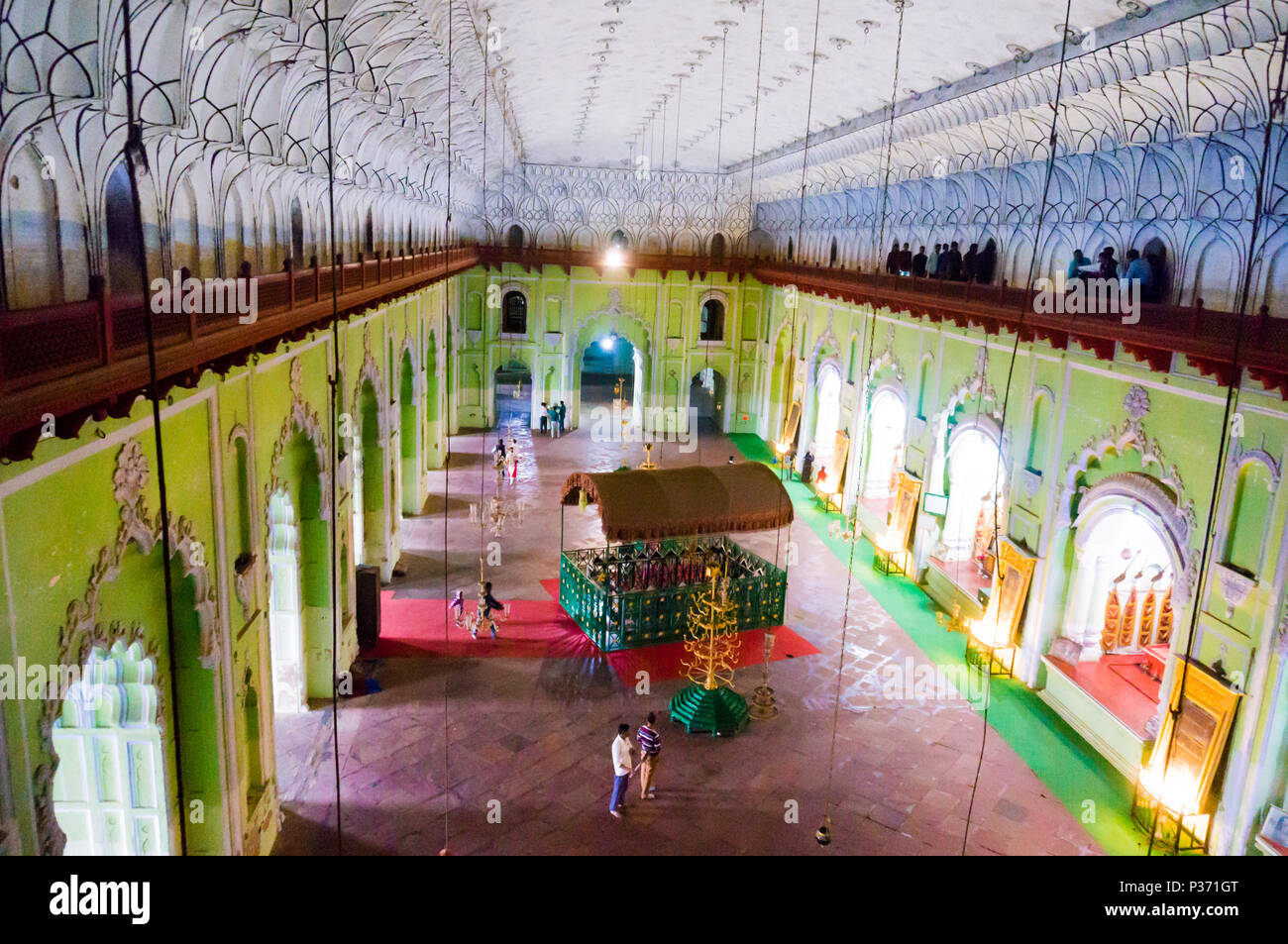Inside of the bhool bhulaiya complex in bara imambara lucknow Stock ...