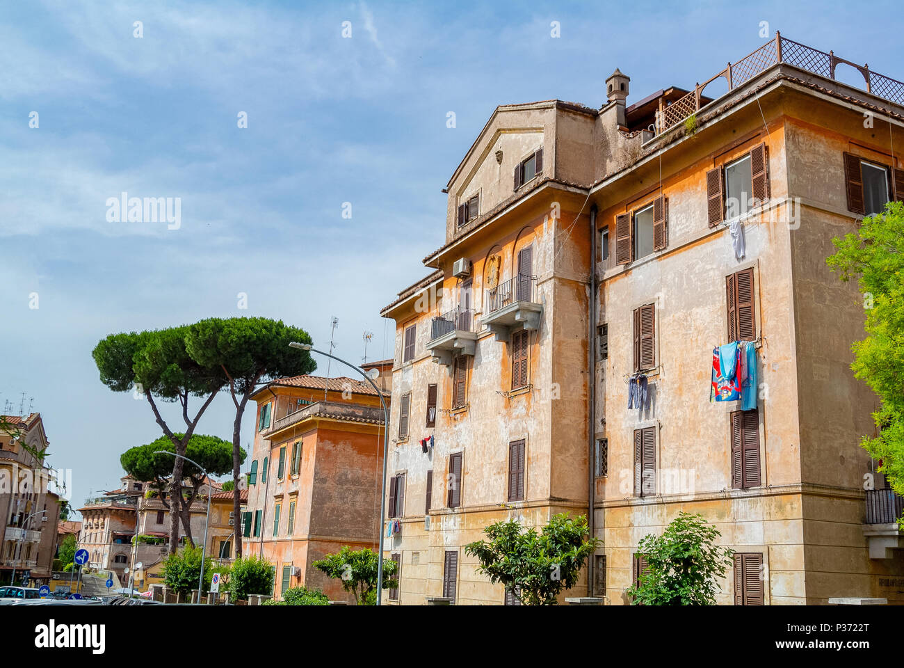 Residential Building In Rome High Resolution Stock Photography and ...