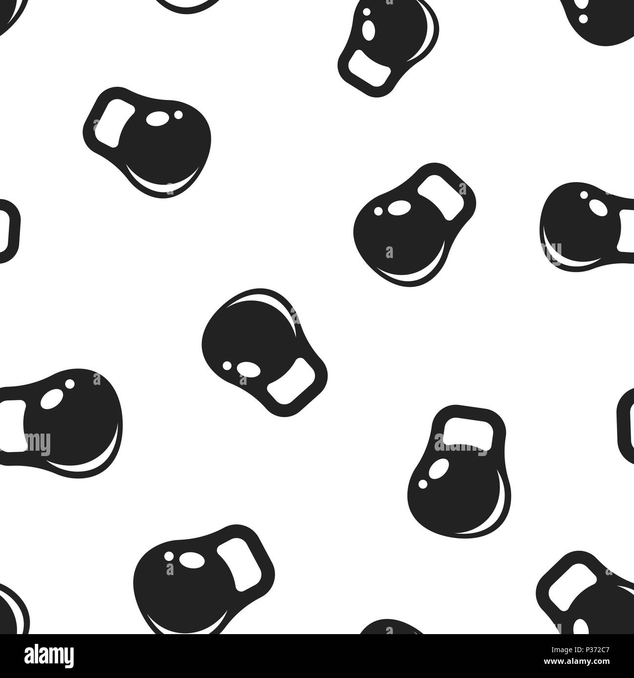 Dumbbell fitness gym icon seamless pattern background. Business concept ...