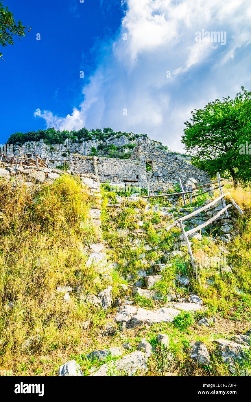 Path of the gods hiking trail hi-res stock photography and images - Alamy