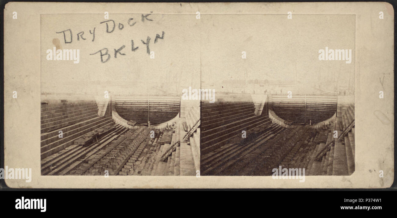 . Dry dock, Brooklyn. Coverage: 1862?-1890?. Source Imprint: 1862?-1890 ...