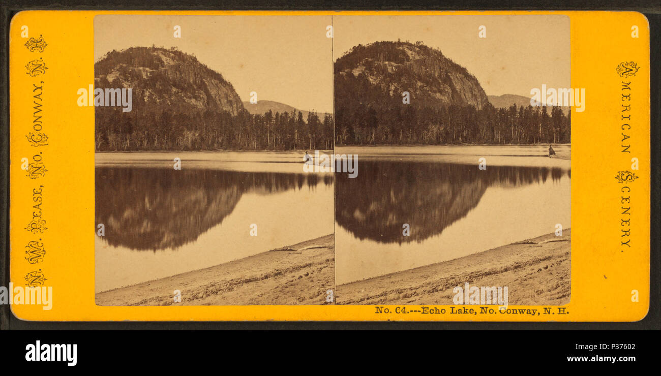 92 Echo Lake, No. Conway, N.H, by Pease, N. W. (Nathan W.), 1836-1918 ...