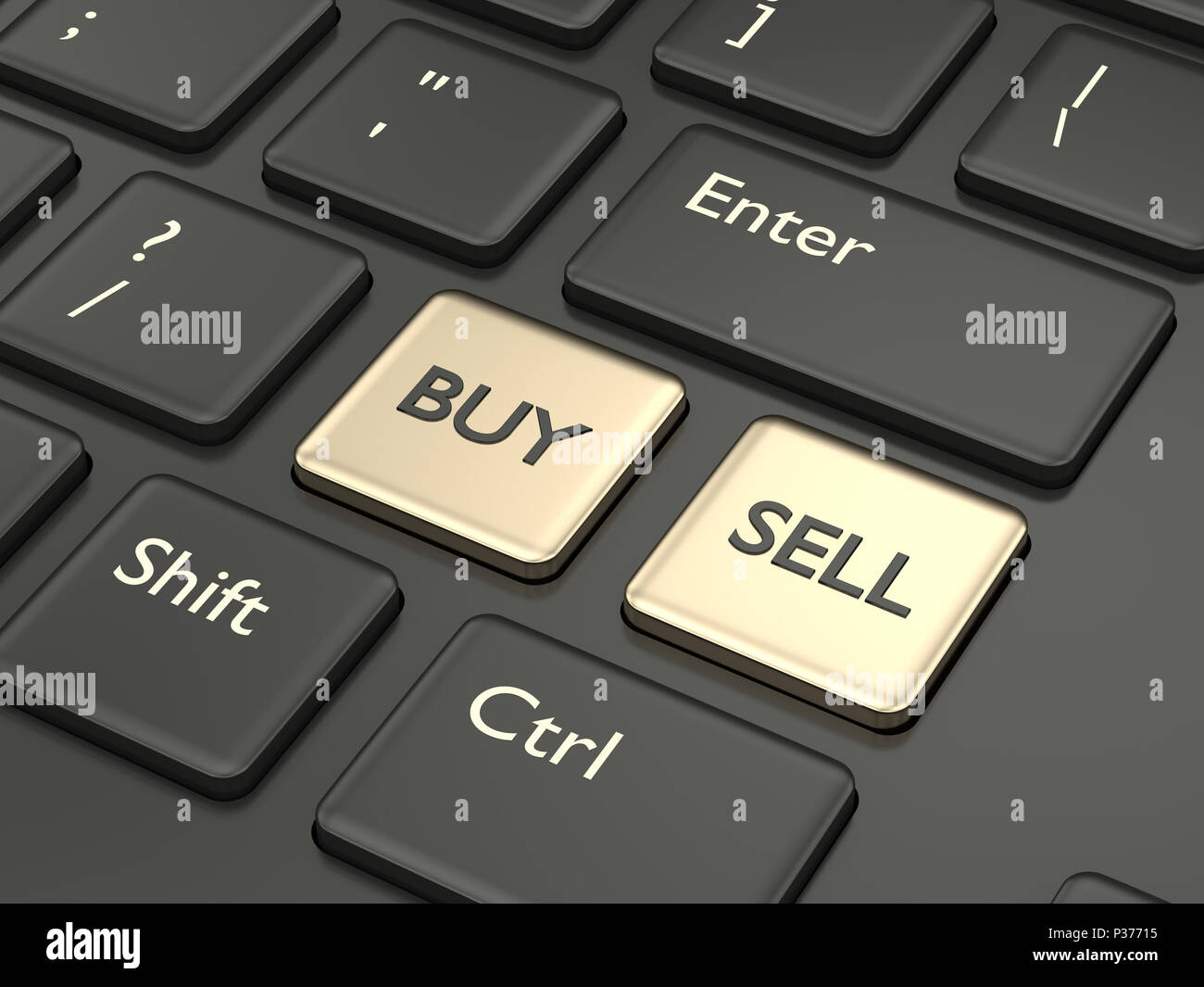 Buy and sell buttons hi-res stock photography and images - Alamy