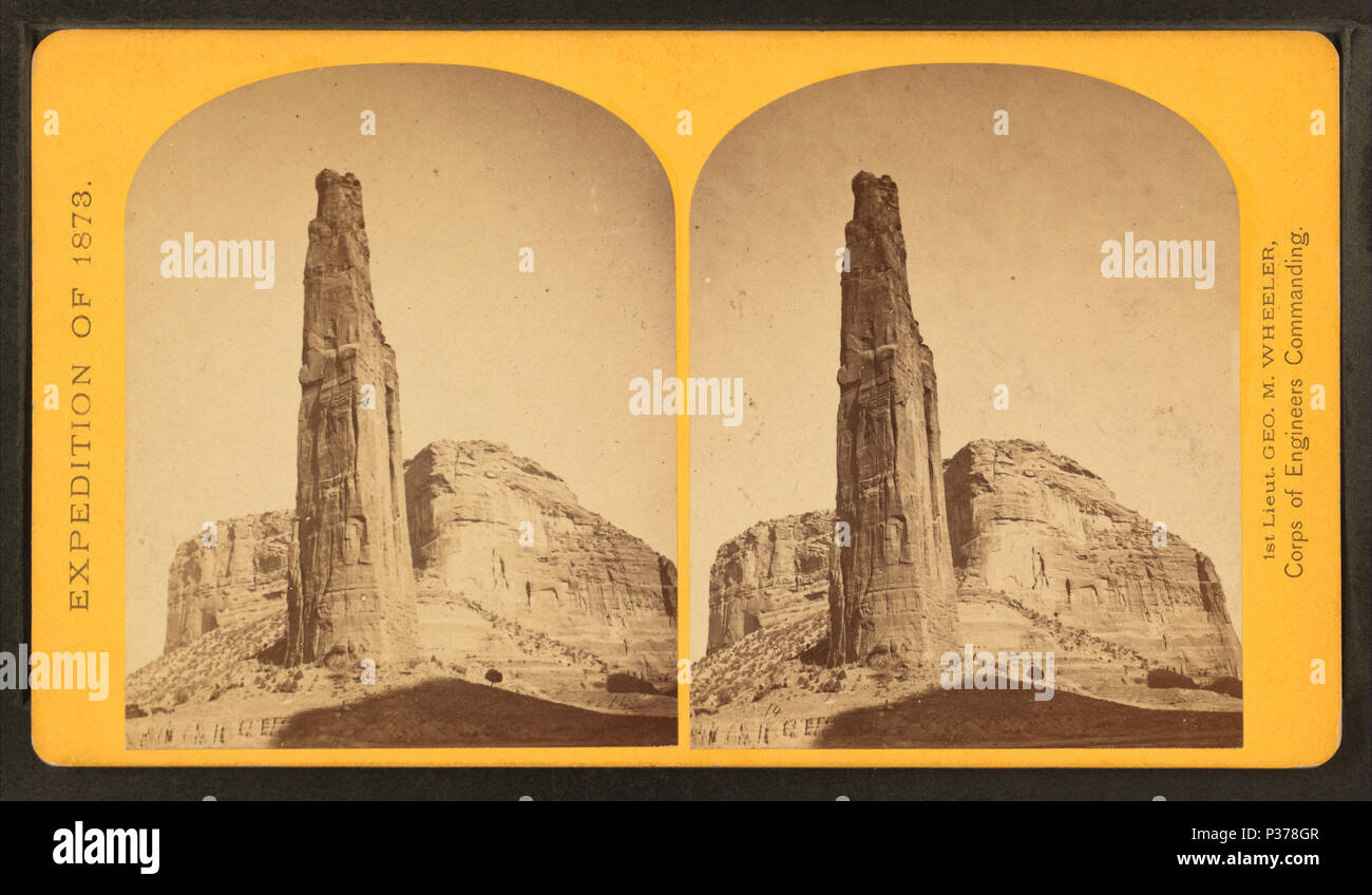 99 Explorers Column, Cañon de Chelle, Arizona, by O'Sullivan, Timothy H ...