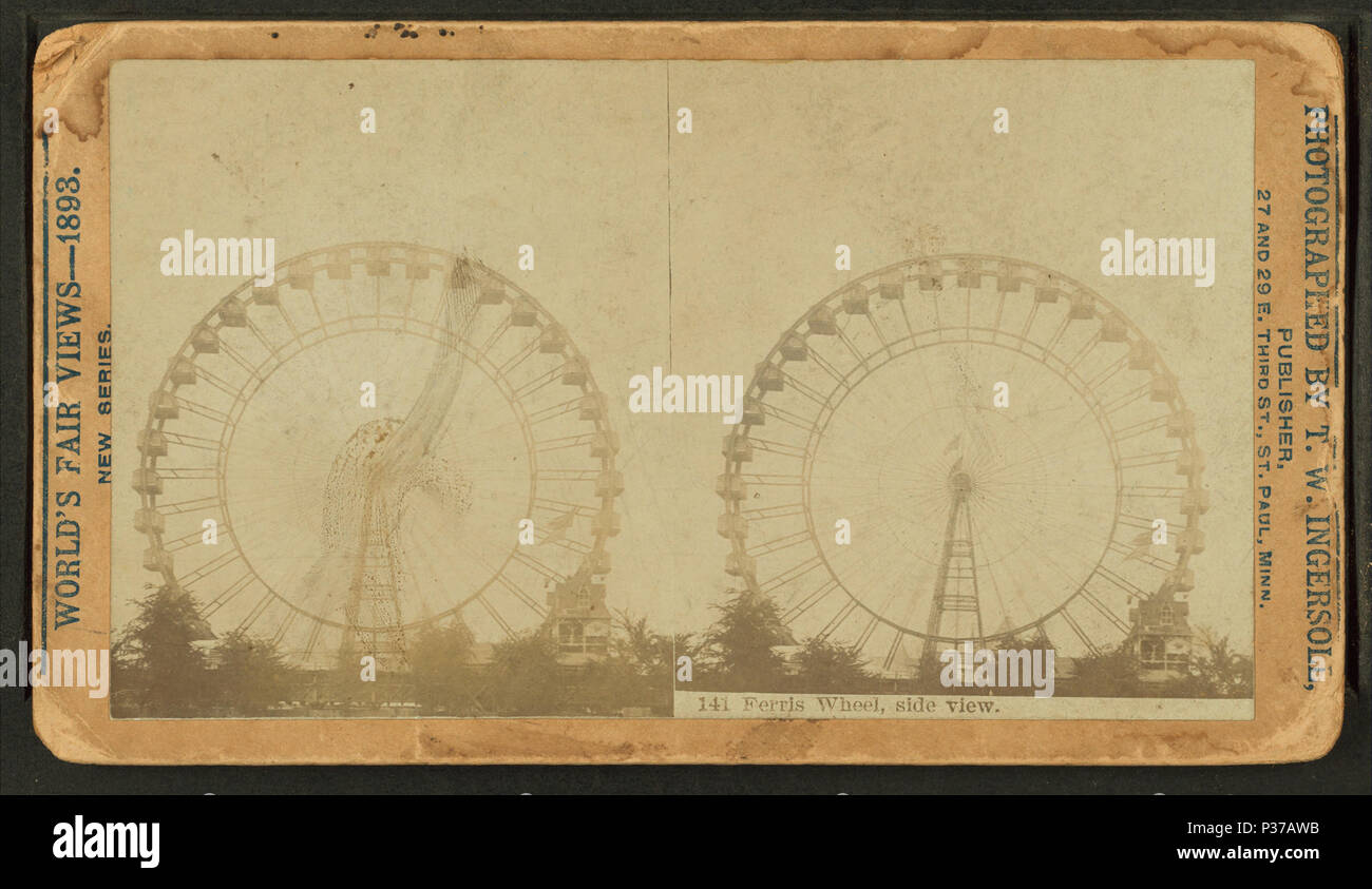 Ferris wheel 1893 hi-res stock photography and images - Alamy