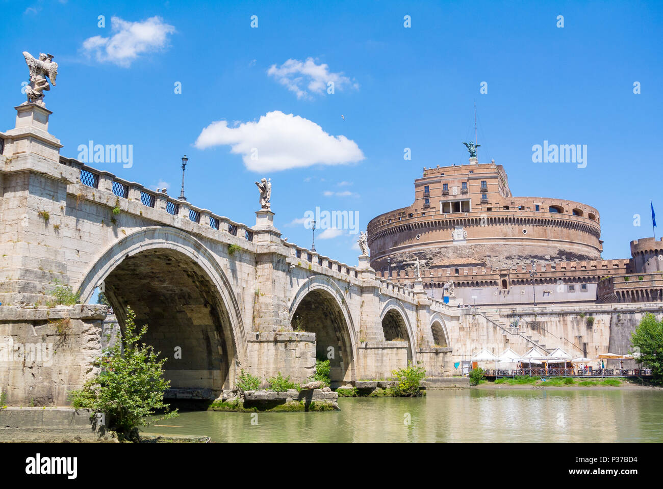 Castel sant angelo bridge hi-res stock photography and images - Alamy