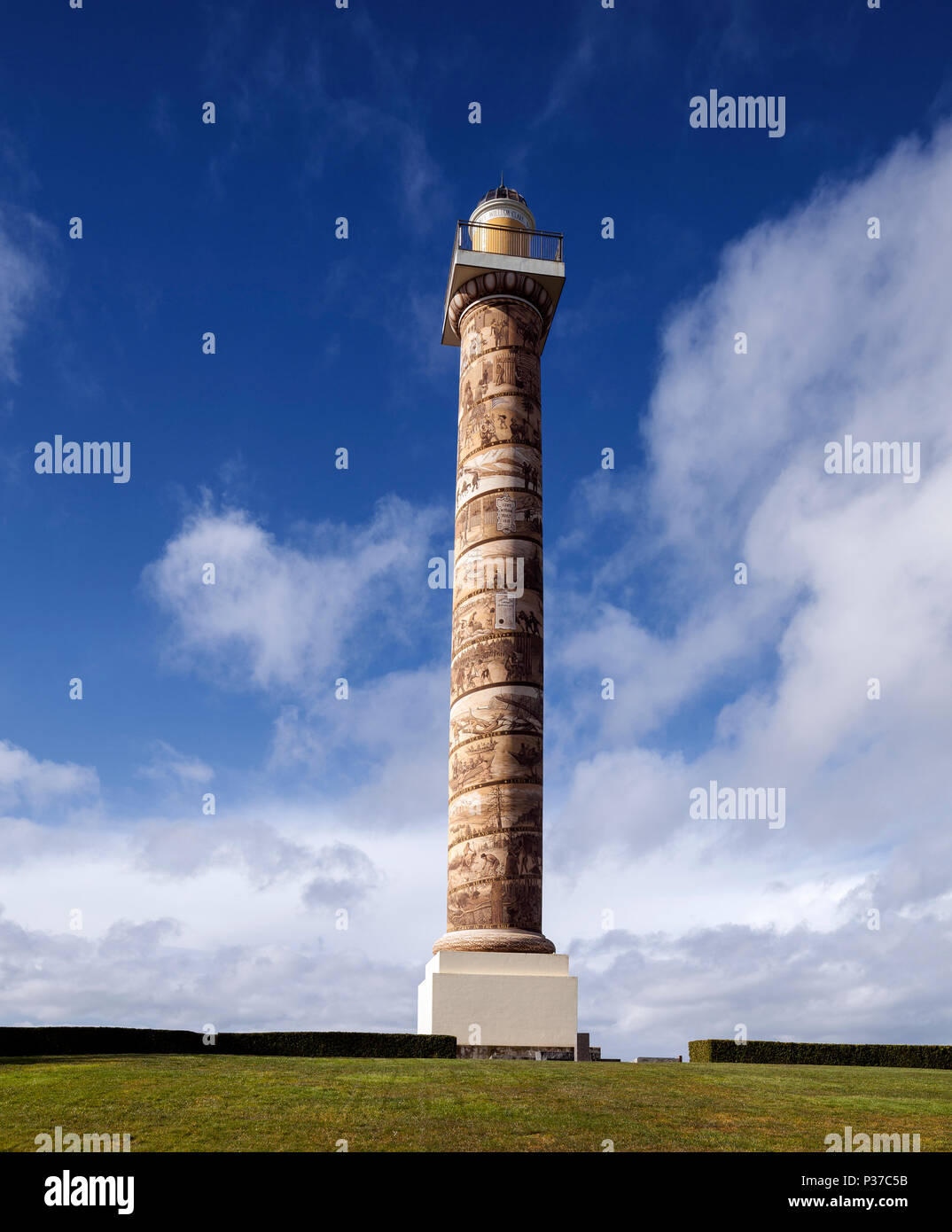 OR02471-00...OREGON - The 125 foot tall Astoria Column stands high ...