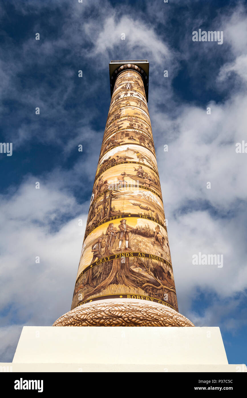 OR02474-00...OREGON - The 125 foot tall Astoria Column stands high ...