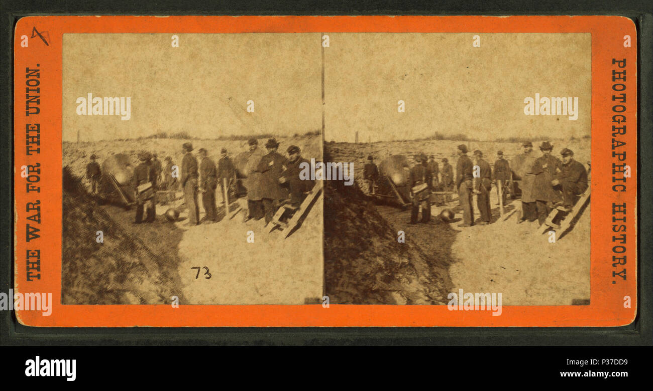 108 Fort Gregg, Morris Island, S.C. (Mortar battery ready to load.), by ...