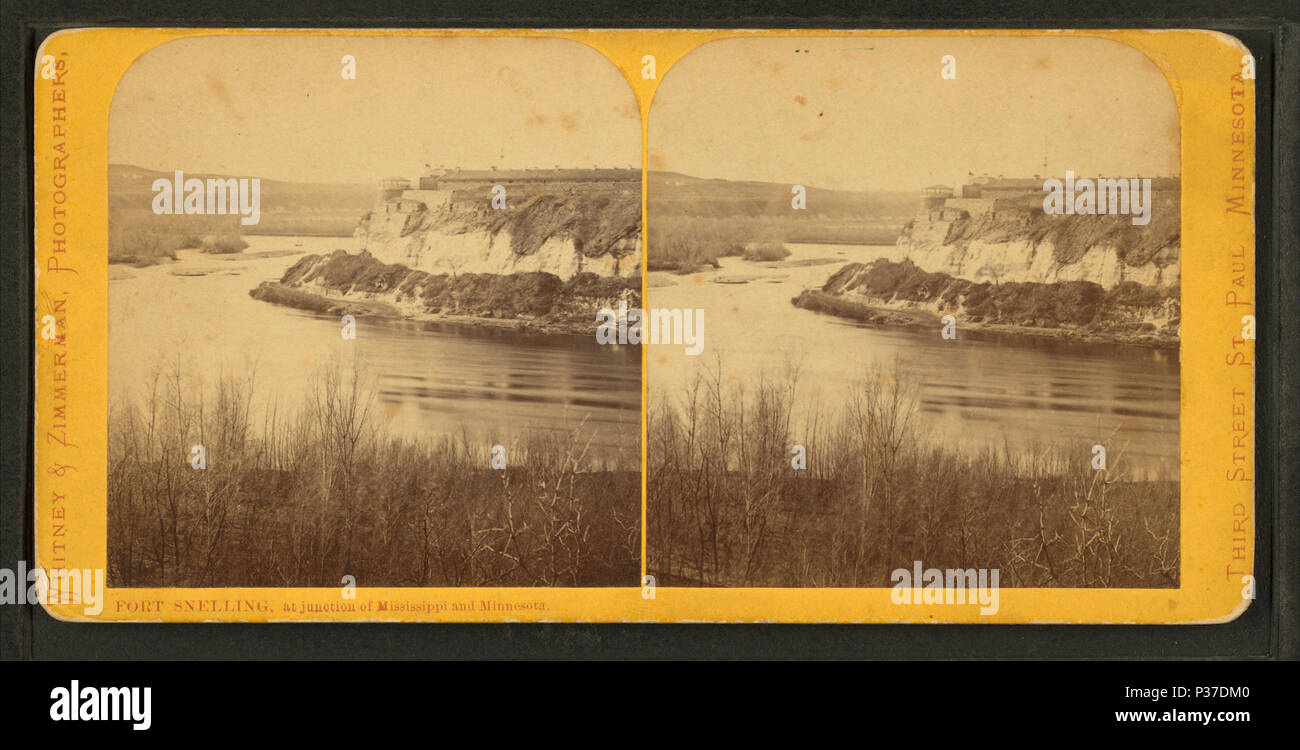 . Fort Snelling, at junction of the Mississippi and Minnesota. Coverage ...