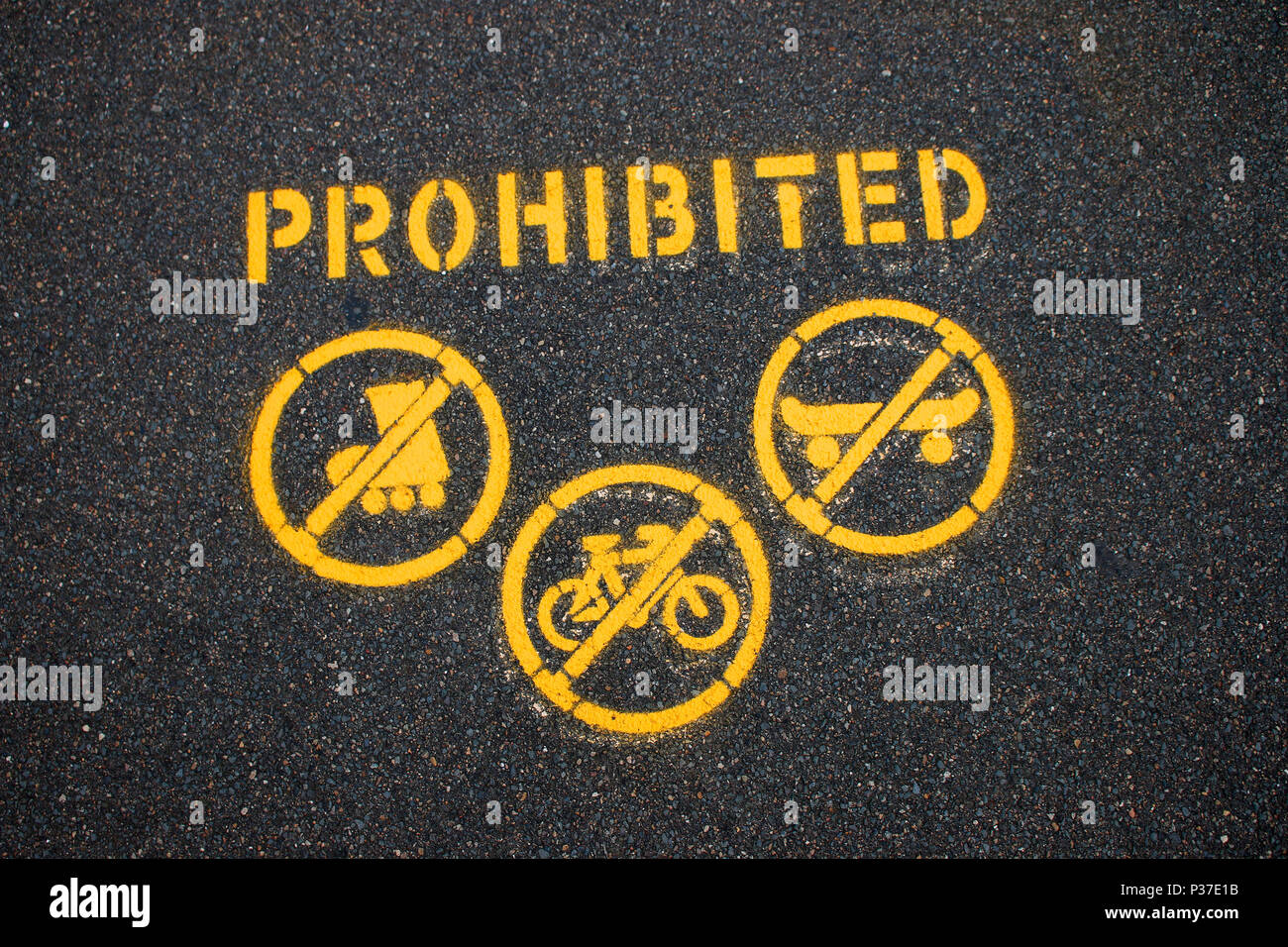 prohibited, Sydney, Australia Stock Photo - Alamy