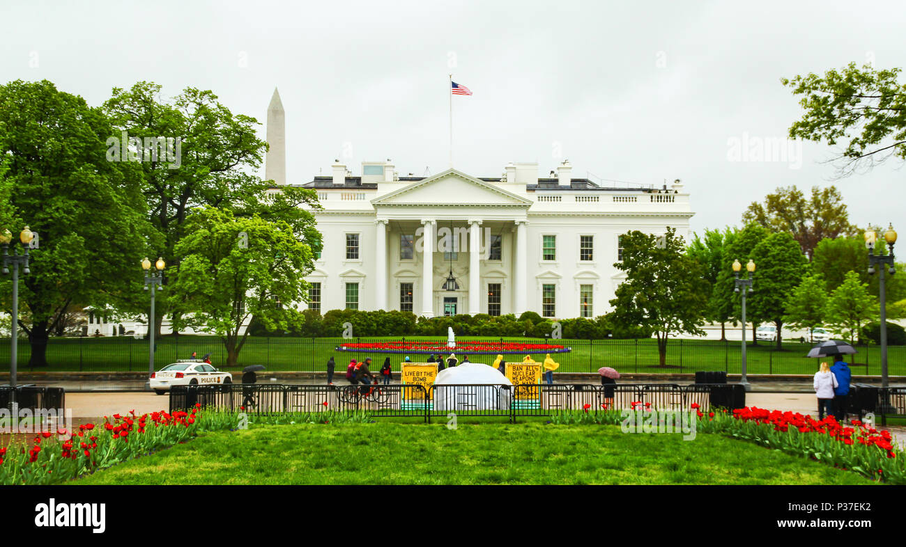 Official residence of the president of the united states hi-res stock ...