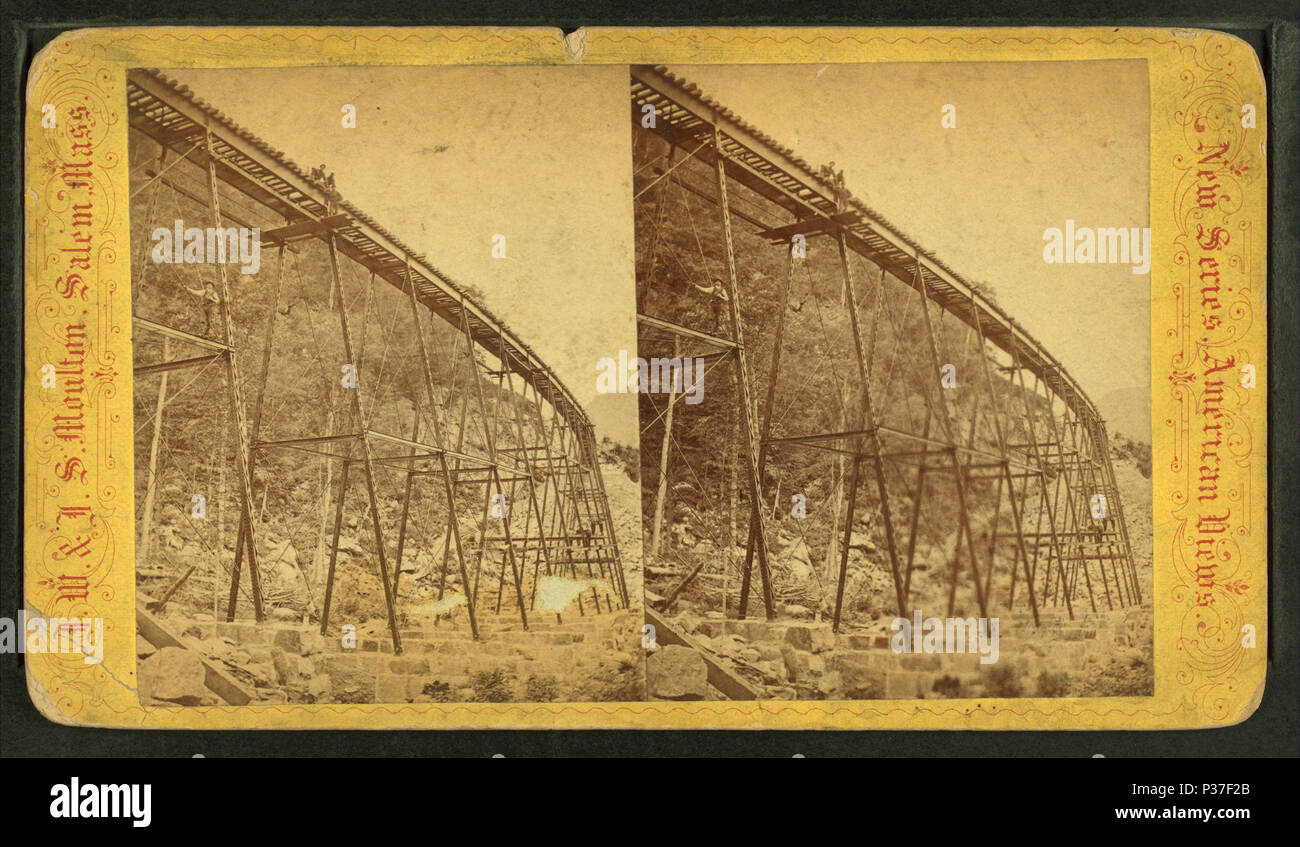 . Frankenstein Trestle work. (C) P. & O.R.R. Alternate Title: White ...