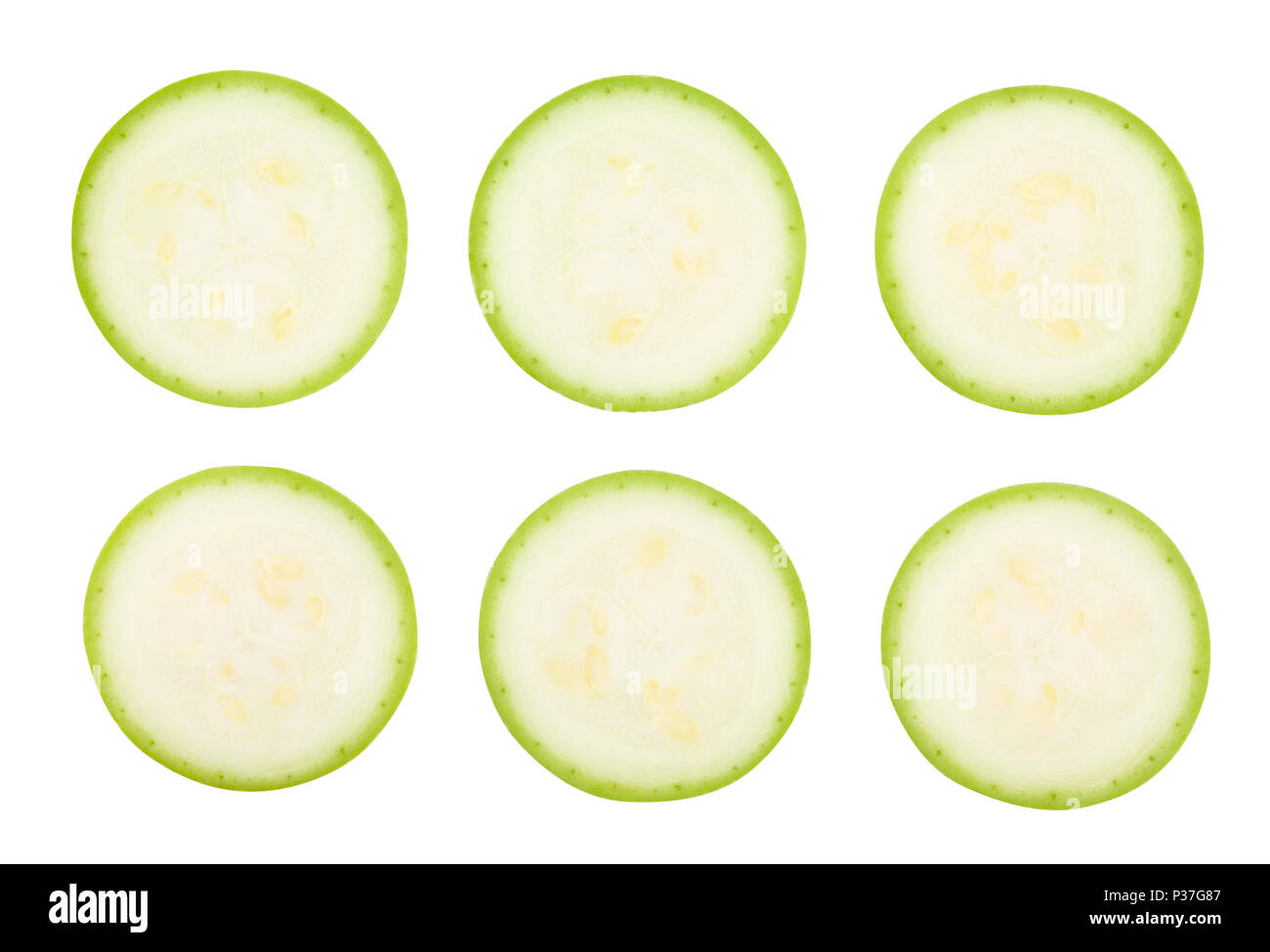 sliced marrow path isolated Stock Photo - Alamy