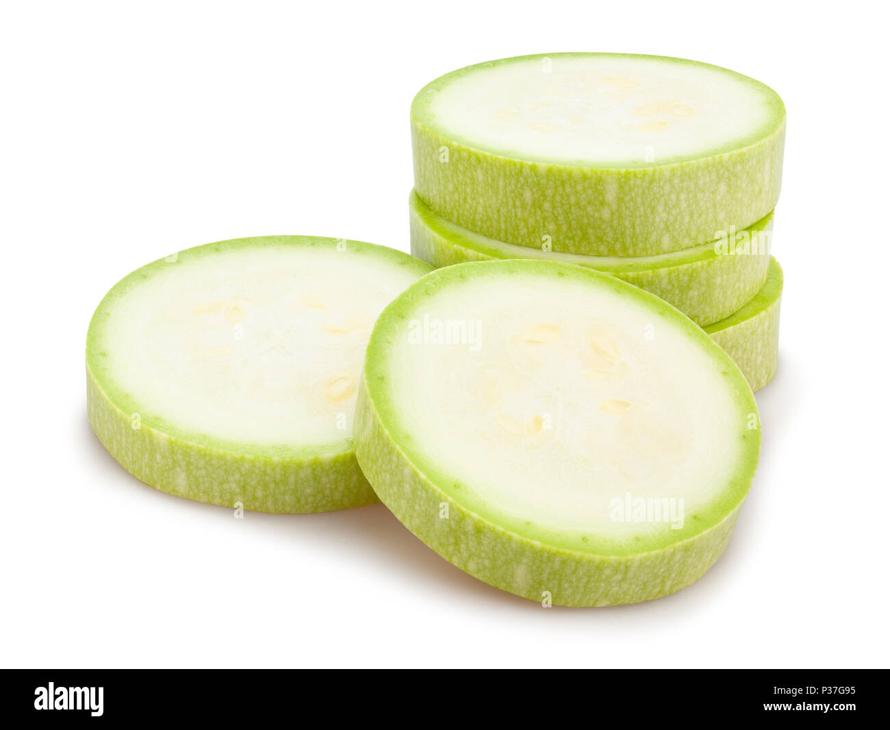 sliced marrow path isolated Stock Photo - Alamy