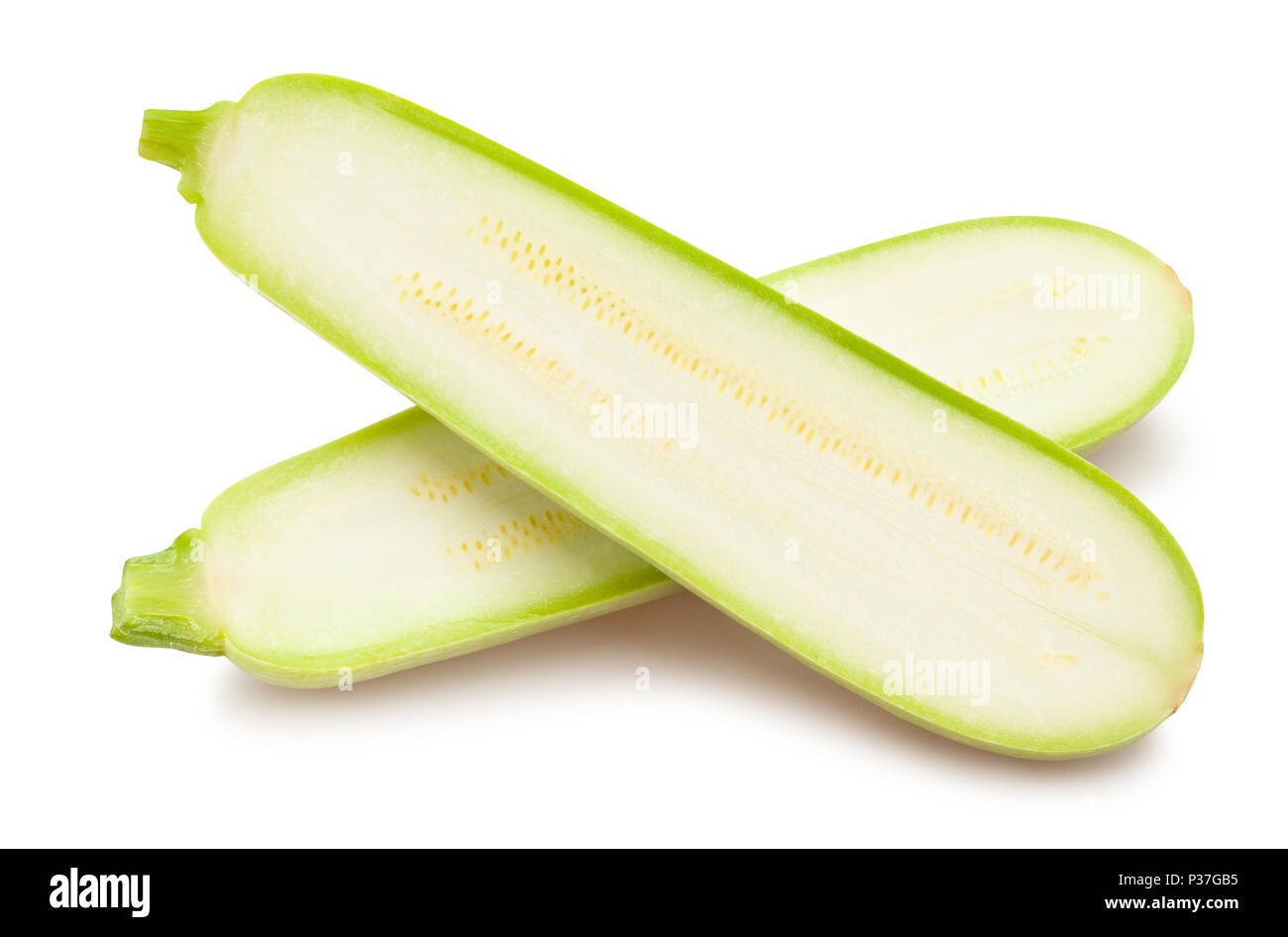 sliced marrow path isolated Stock Photo - Alamy