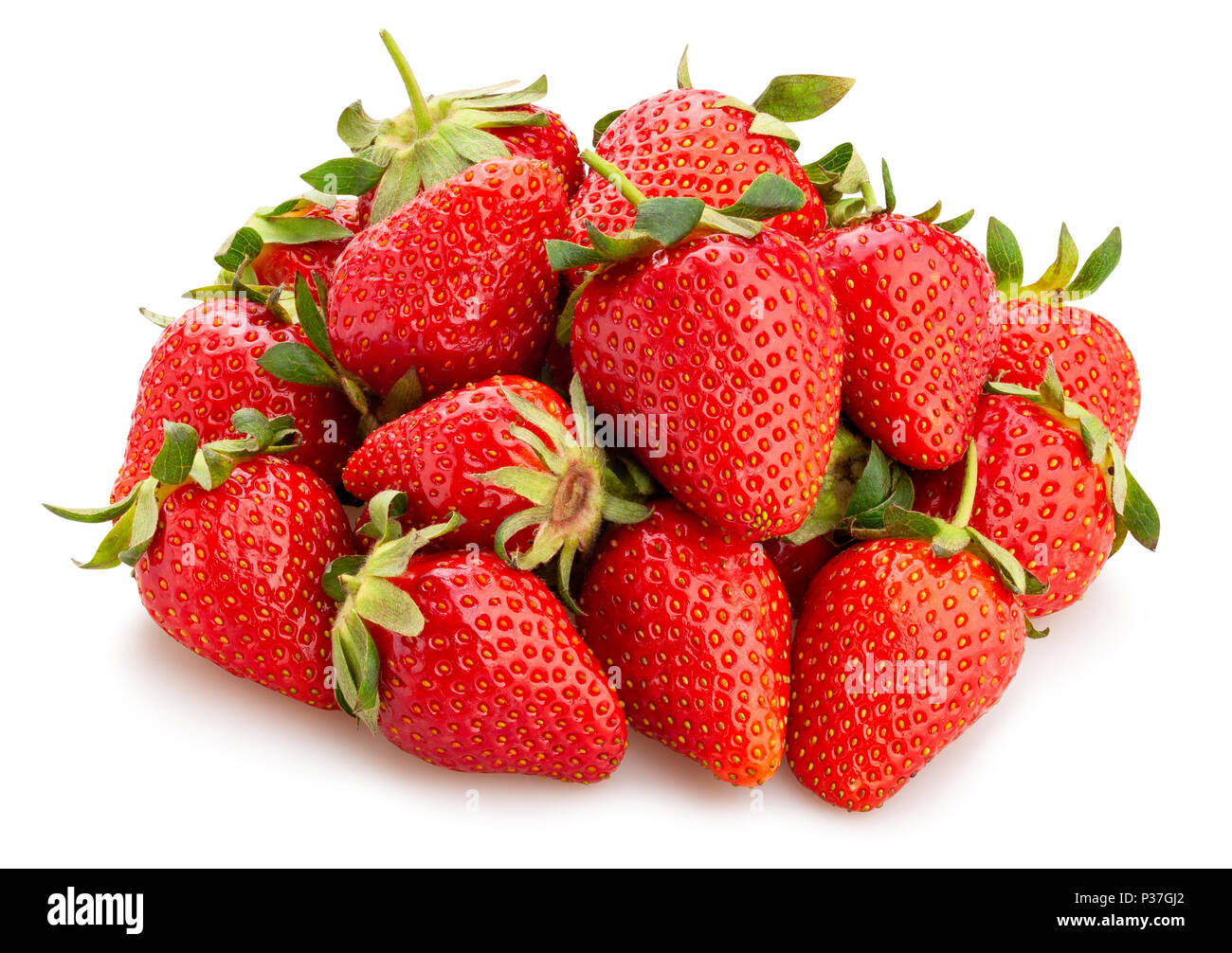 strawberry path isolated Stock Photo - Alamy