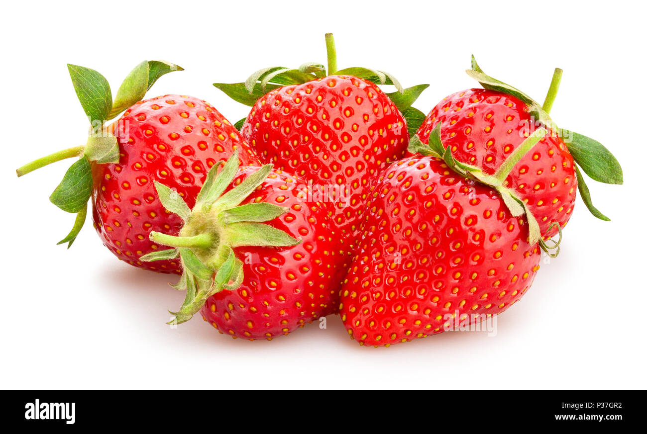 strawberry path isolated Stock Photo - Alamy